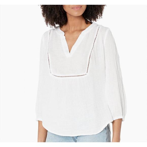 Michael Stars | Tops | New Michael Stars Ilsa Top In White | Poshmark